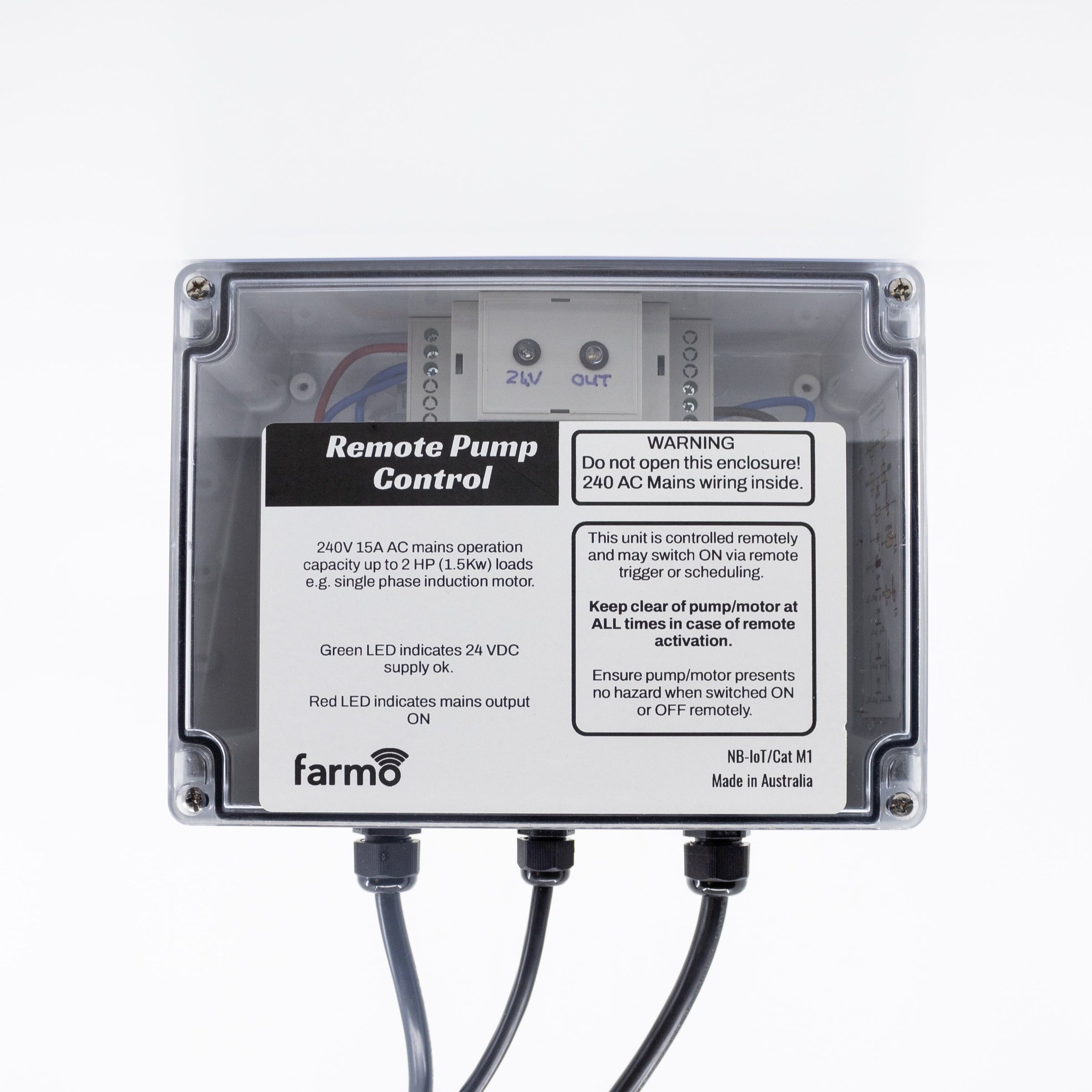 Remote Pump Control, Remote Relay Switch, Circuit Monitoring