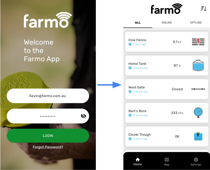 The Farmo App – Remote Monitoring for Agriculture & IoT Devices